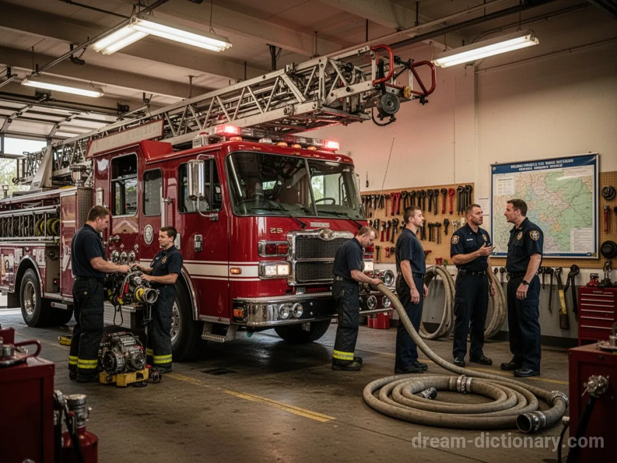 Fire Brigade Dream Meaning: Rescue, Protection & Authority