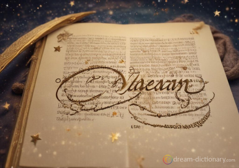 Script Dream Meaning - Dream Dictionary