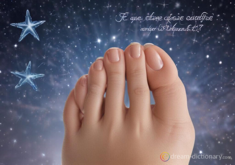 Tips of the toes Dream Meaning - Dream Dictionary
